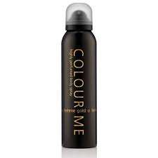 Colour Me Body Spray - Gold - For Women - 150ml