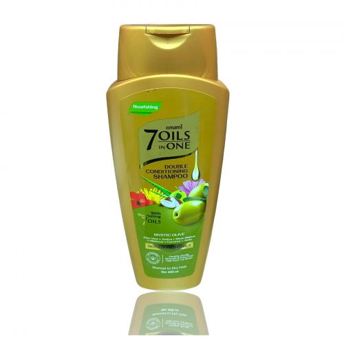 Emami 7Oils In One - Double Conditioning Shampoo - Mystic Olive - 400m