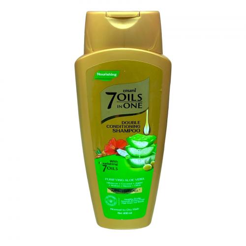 Emami 7Oils In One - Double Conditioning Shampoo - Purifying Aloe Vera