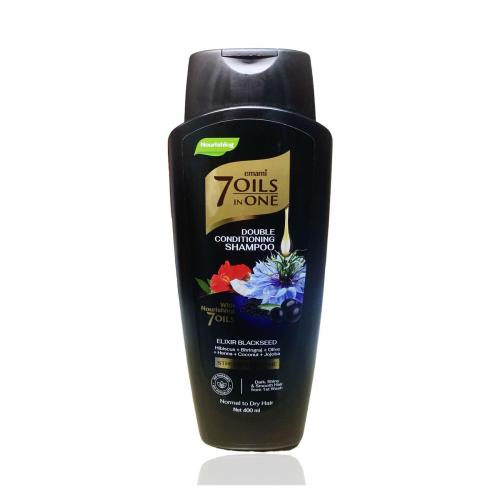 Emami 7Oils In One - Double Conditioning Shampoo - Elixir BlackSeed